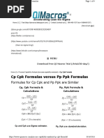 CPK - Vs PPM | PDF | Standard Deviation | Six Sigma