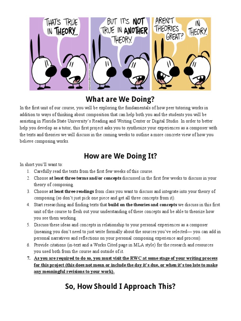 Peer Tutoring Composition Project Guide | PDF | Musical Compositions ...
