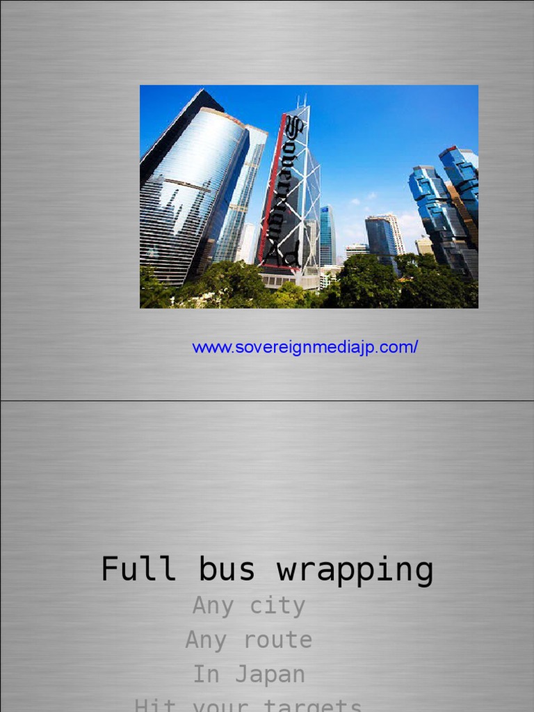 Japan Bus Wrapping Mobile Advertising | PDF | Business