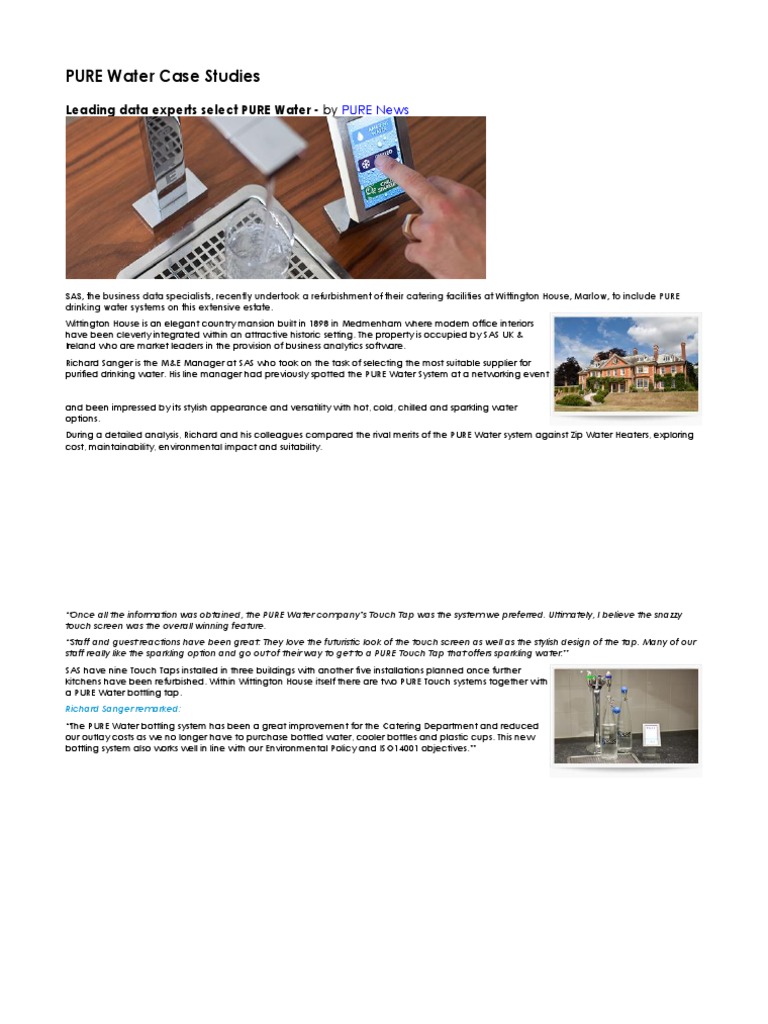 PURE Water at Oslo Barcode | PDF | Purified Water | Bottled Water