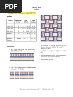 Friendship Braid Table Runner Pattern | PDF | Patchwork | Seam (Sewing)