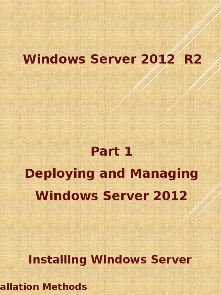 Windows Server 2012 R2 Hardware Guide | PDF | Active Directory ...