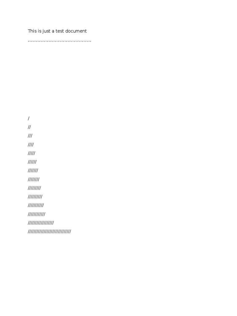 This Is Just A Test Document | PDF | Self-Improvement