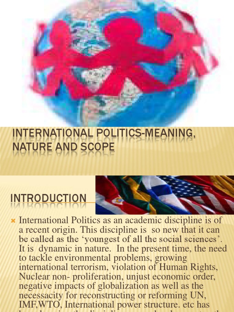 International Politics | PDF | International Relations | Political Science
