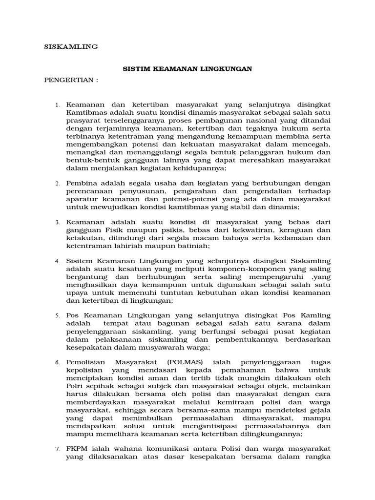 Siskamling 2016 | PDF