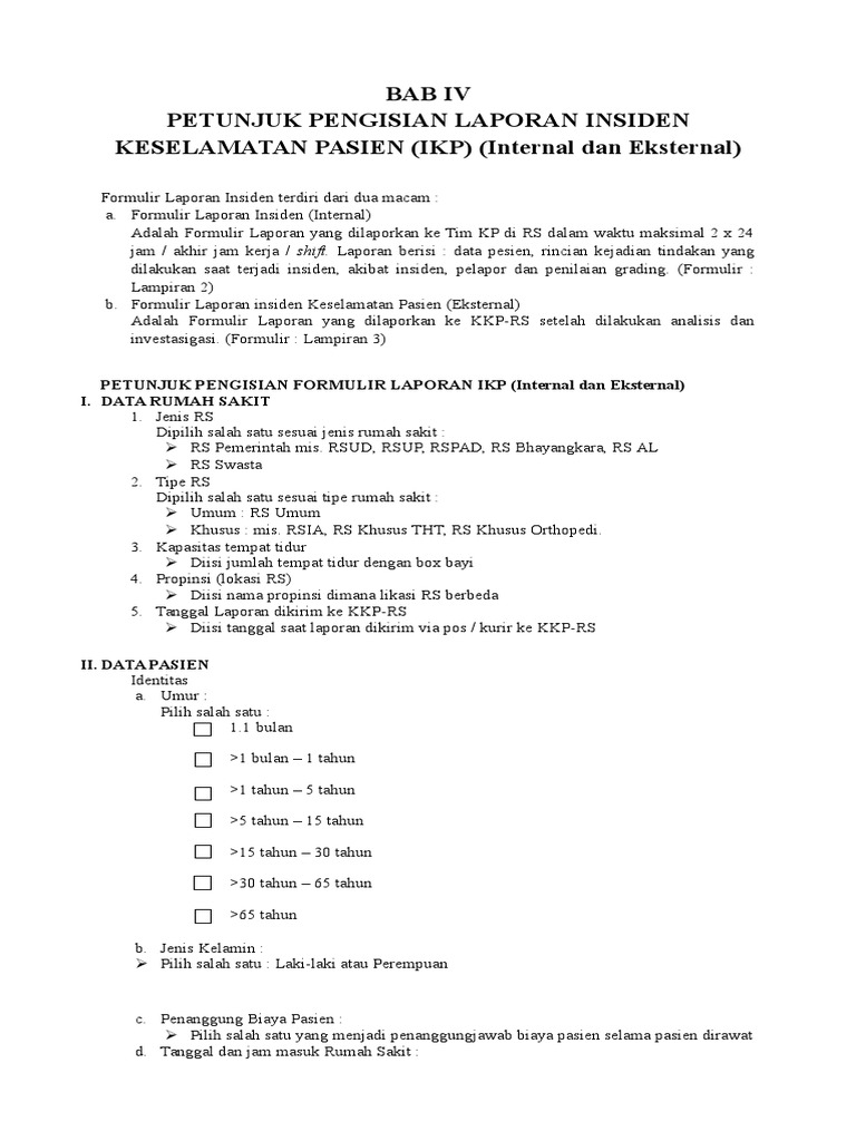 Panduan Pengisian Ikp | PDF
