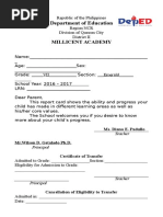 Form 137-E and Form137-A Template | PDF | Schools | Quality Of Life