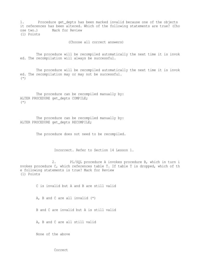 Section 14-15 PLSQL | PDF