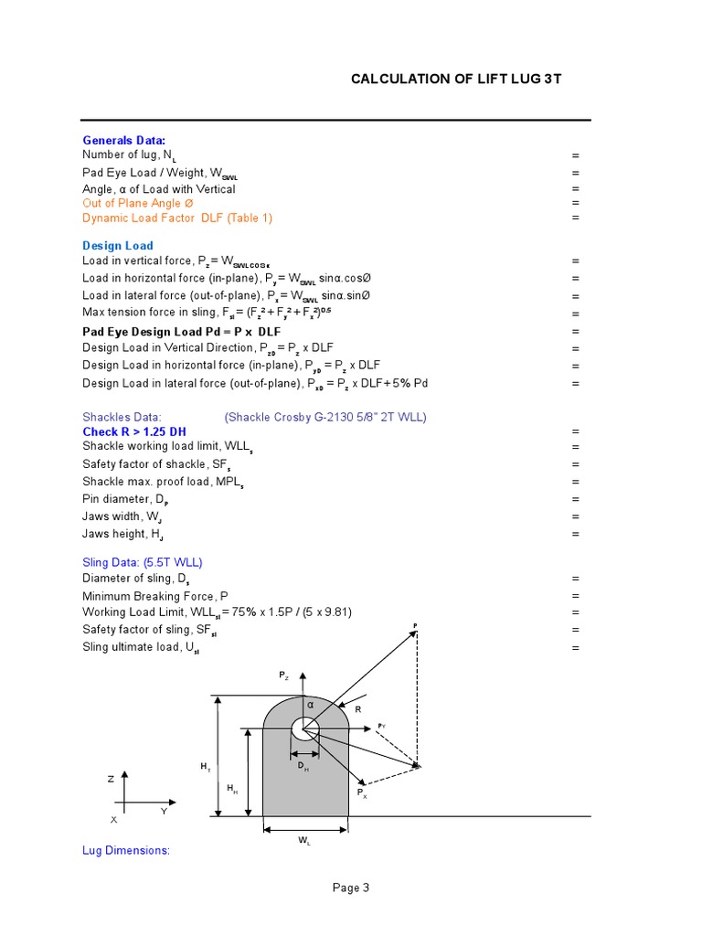 Standard Pad Eye 10T SWL-modif | PDF