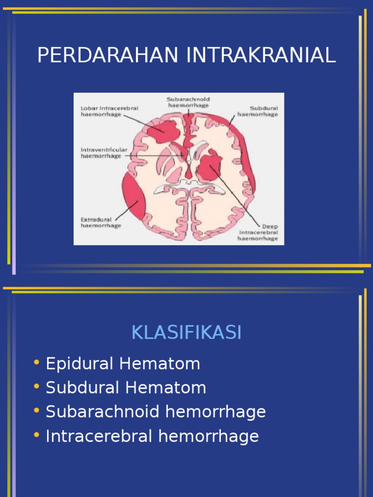 Perdarahan Intrakranial | PDF