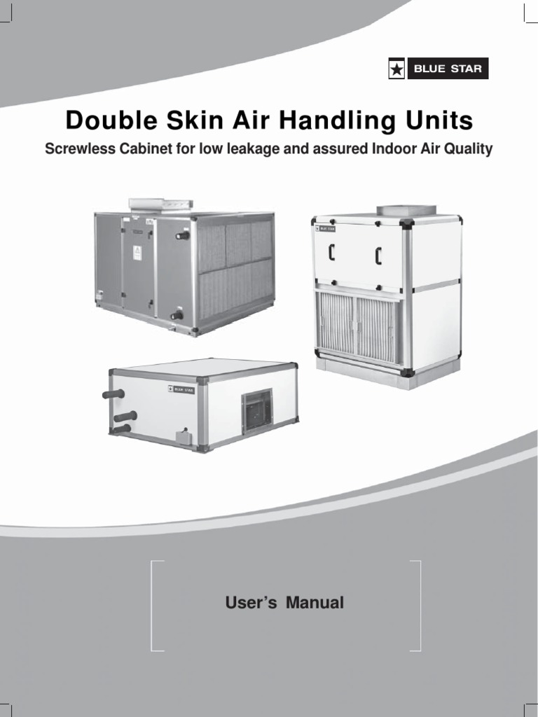 Bluestar AHU | PDF | Hvac | Air Conditioning