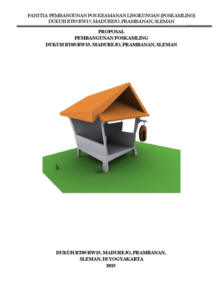 Proposal Poskamling Lama | PDF