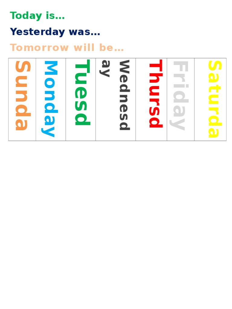 Yesterday Was : Today Is | PDF