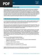 Cover Letter For Elsevier Journal Sample | PDF | Academic Journal | Editing