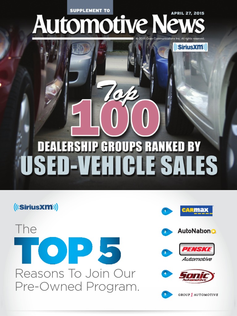 Top 100 Dealership Groups - 2015 | PDF | Motor Vehicle | Automotive ...