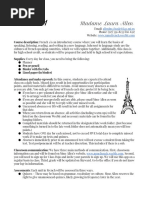 French Syllabus 6th Grade | PDF | Homework | Teaching