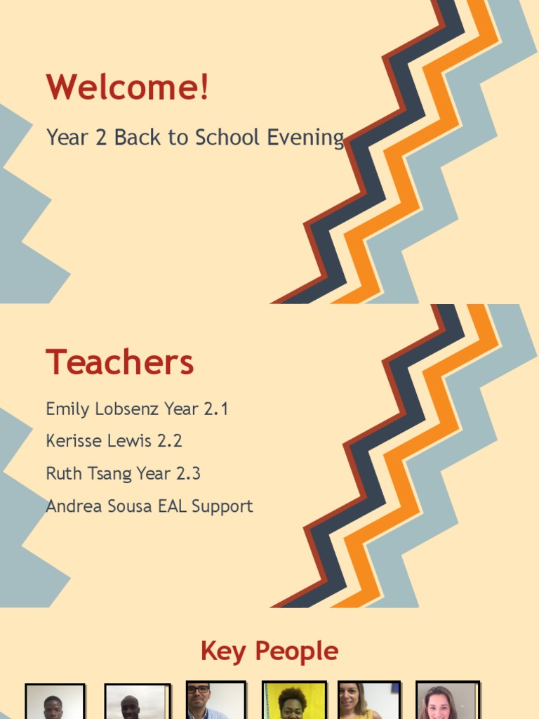 Welcome!: Year 2 Back To School Evening | PDF | Wellness