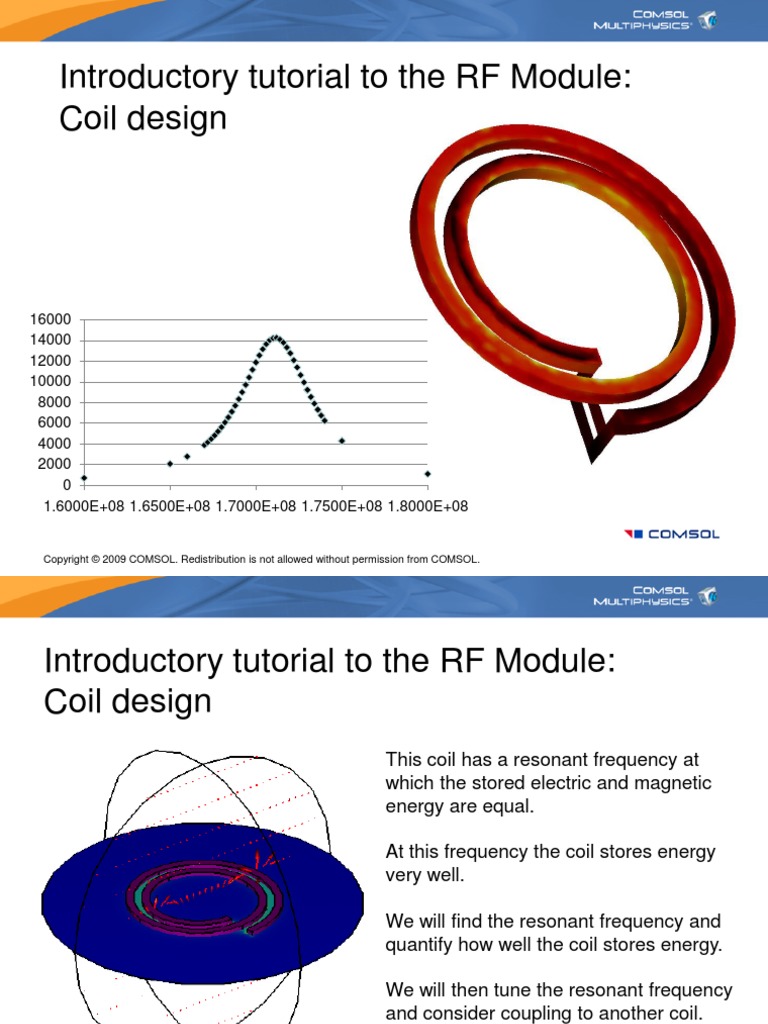 RF Coil Tutorial | PDF | Spice | Inductor