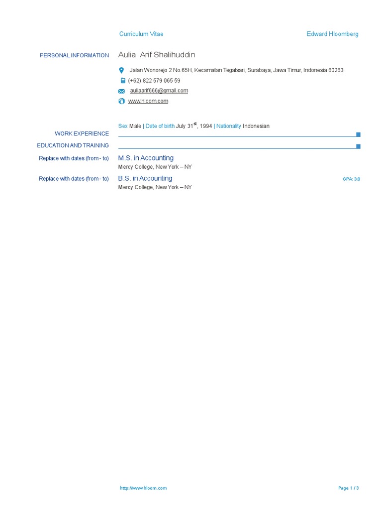 278 Europass CV Template | PDF | Copyright | Communication