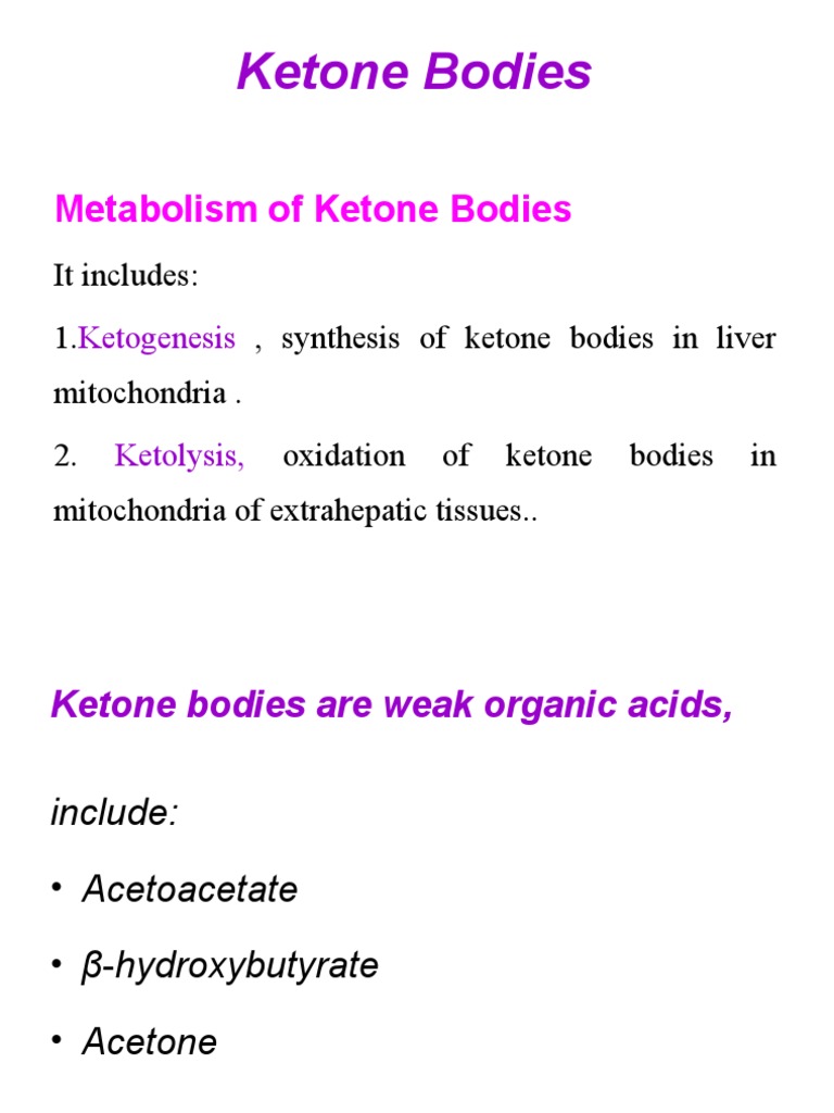 Laboratory Medicine - Ketone Bodies | PDF | Ketosis | Biochemistry