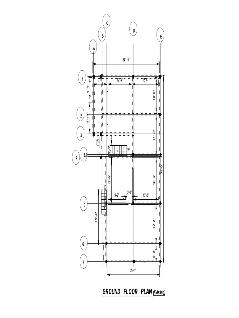 Ground Floor Plan: (Existing) | PDF