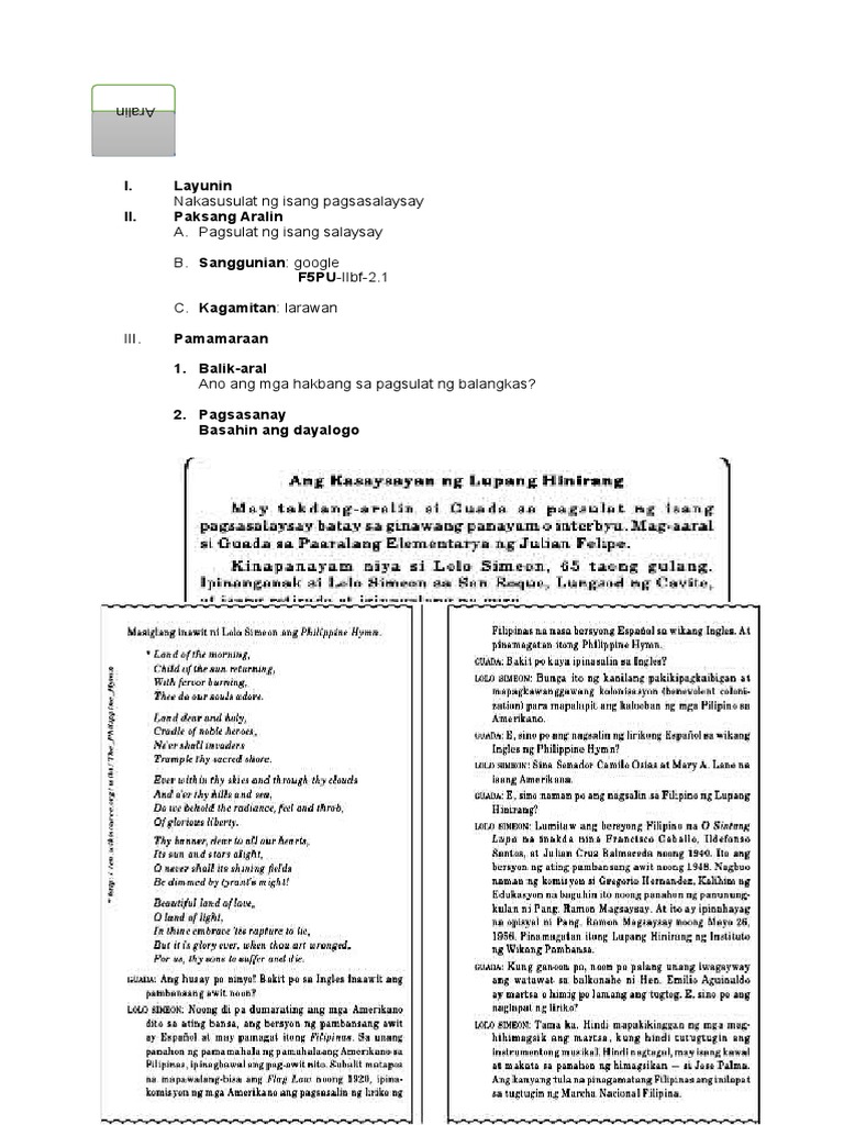 TG 2nd QT Week2 Aralin4 | PDF