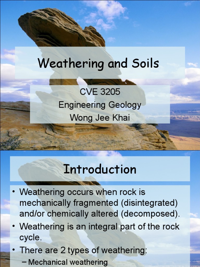 Weathering & Soils | PDF | Weathering | Soil