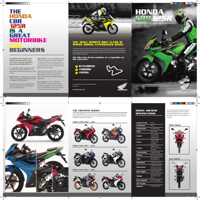 Bike Leaflet High | Motorcycle | Honda