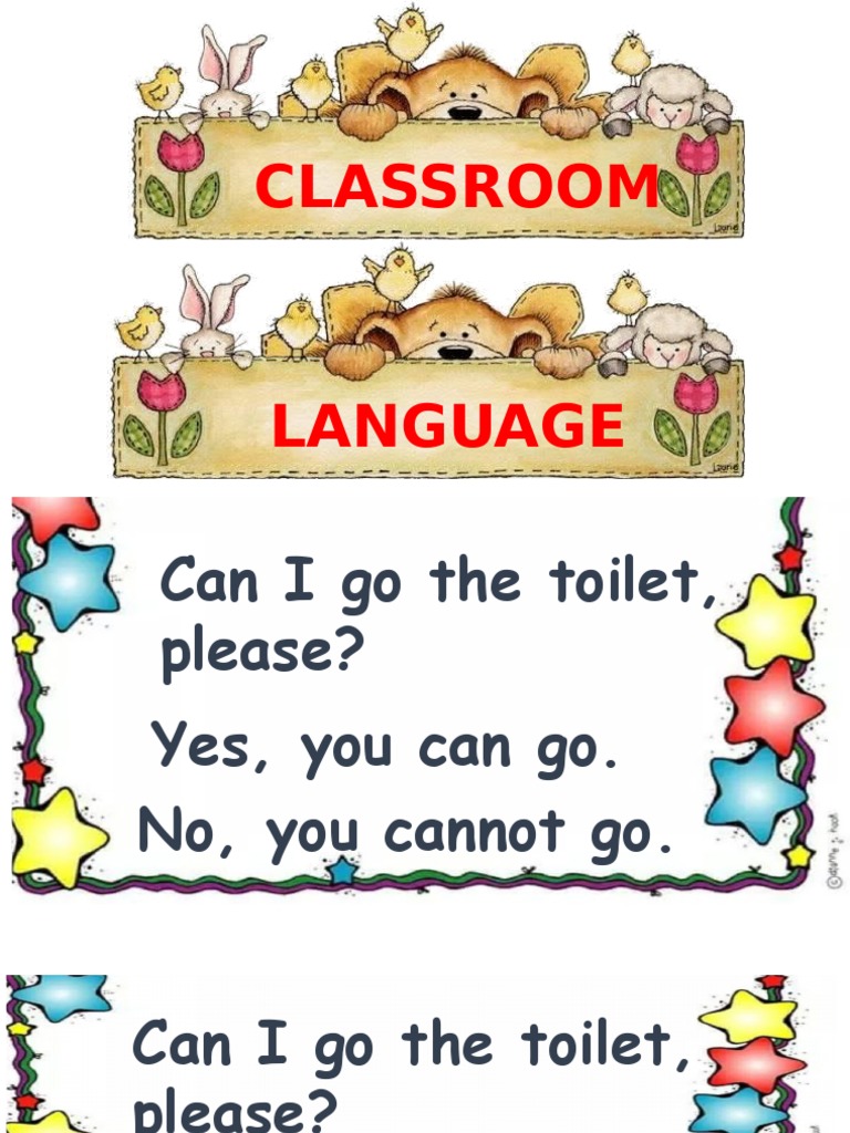 Classroom Language Phrases for Students | PDF