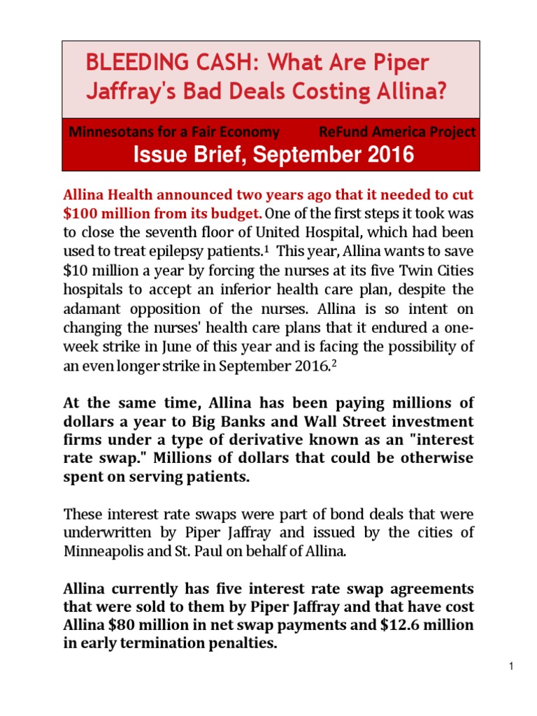 Bleeding Cash | PDF | Swap (Finance) | Bonds (Finance)