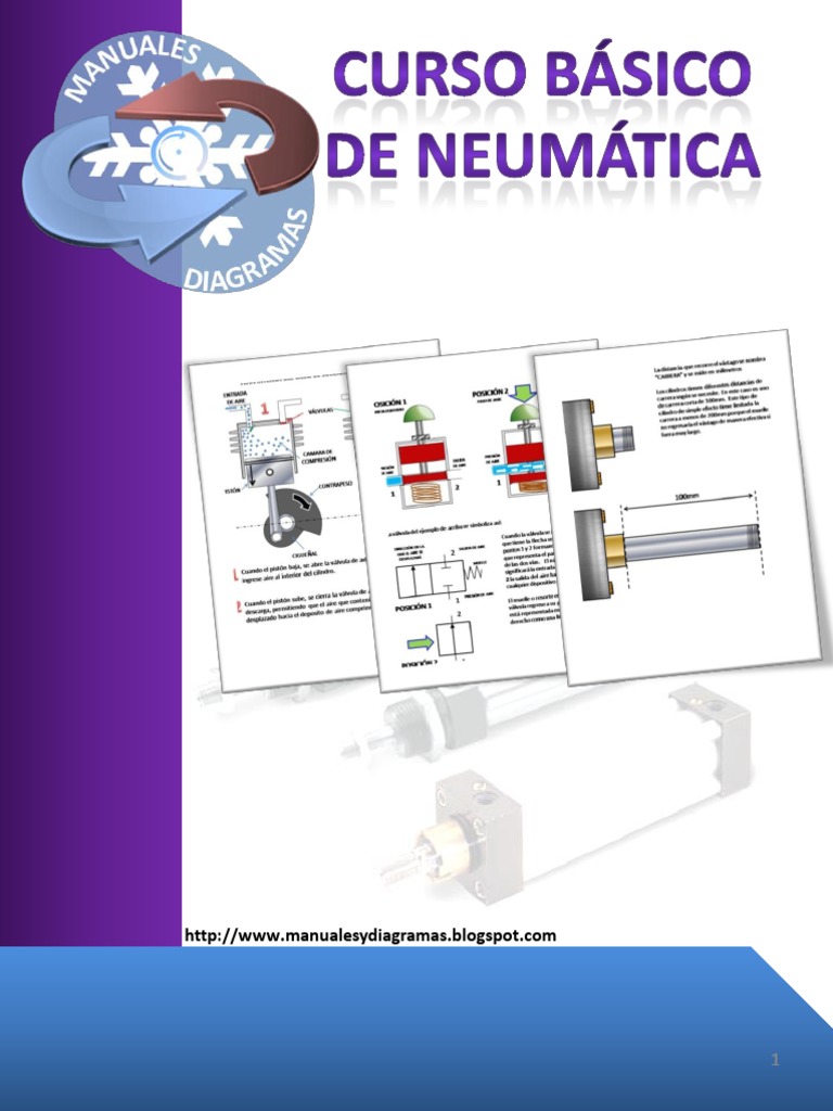 Curso Basico de Neumatica-Manuales y Diagramas | PDF | Presión | Gases