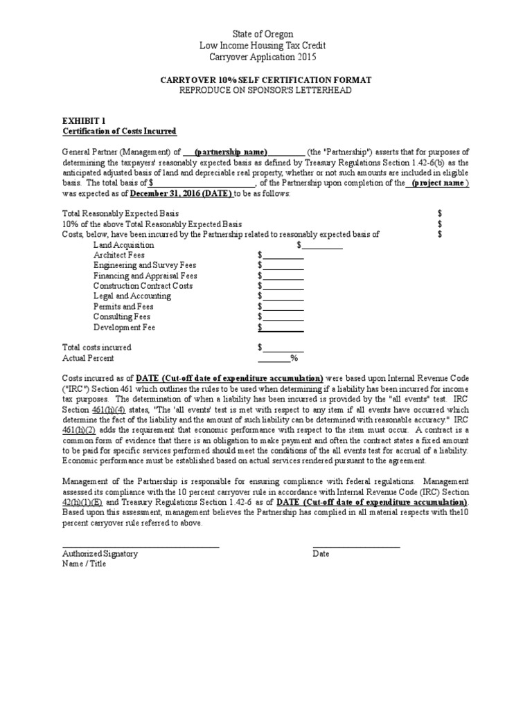 Sample Self Certification Form | PDF | Partnership | Taxation