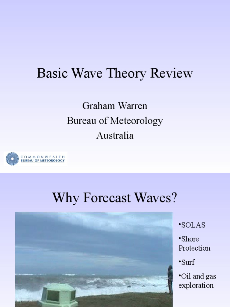Wave Theory Basics for Forecasting | PDF | Waves | Continuum Mechanics