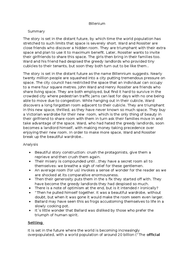 Billenium by Sarah Parker | PDF