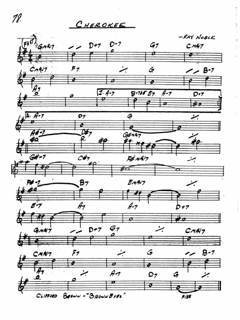 Cherokee (Eb) | PDF
