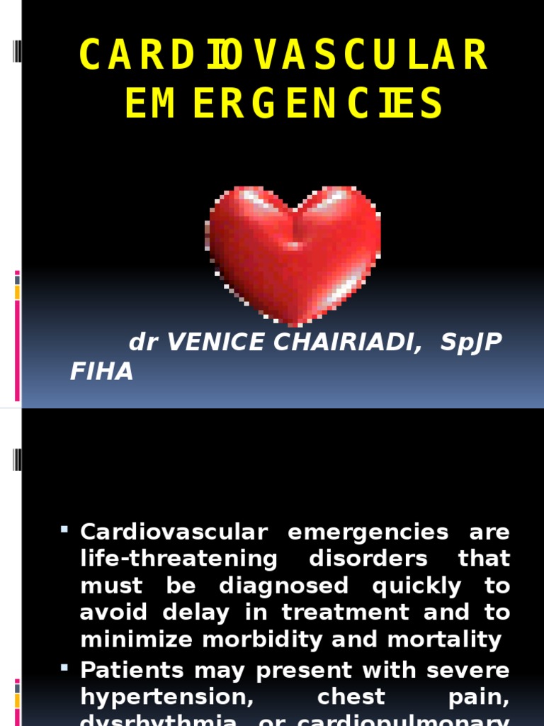 Cardiac Emergency | PDF | Heart Failure | Heart