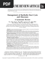 Marsupialization of Bartholin Cyst and Abscess - ACOG 2023 | PDF ...