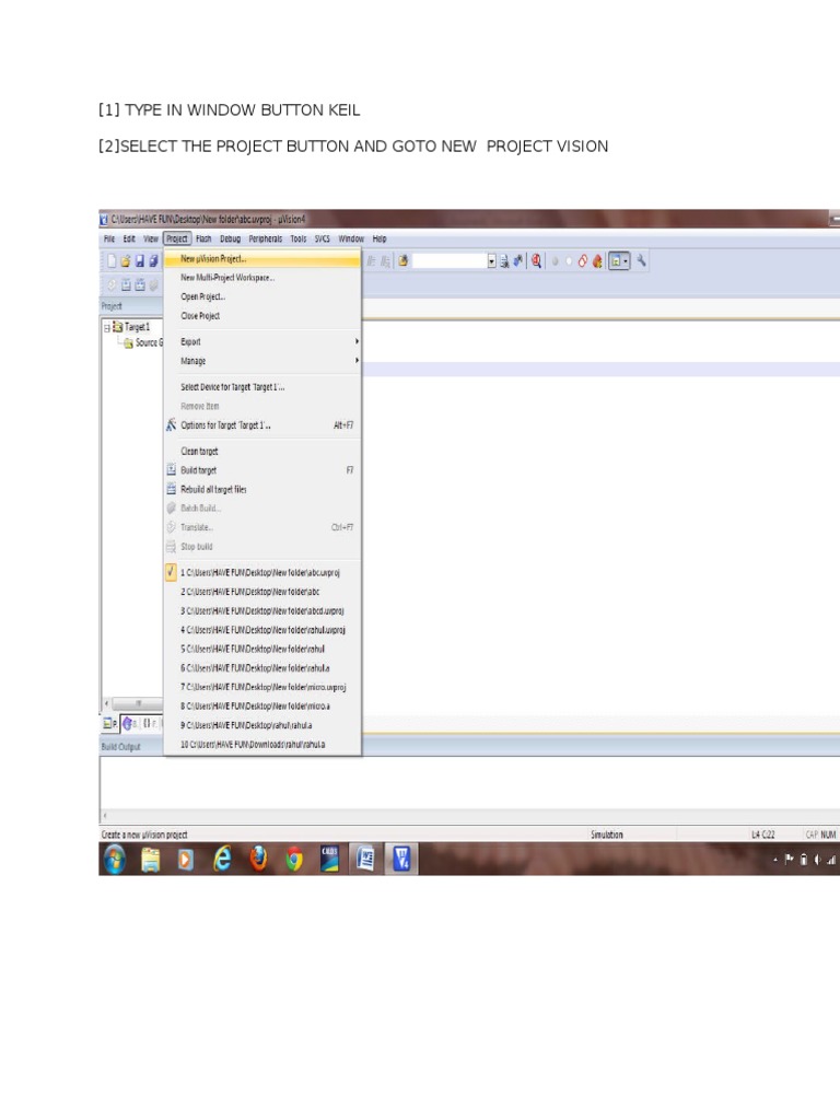 How To Use Keil Software | PDF