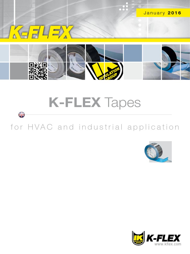 K-flex Tapes Brochure | Duct (Flow) | Adhesive