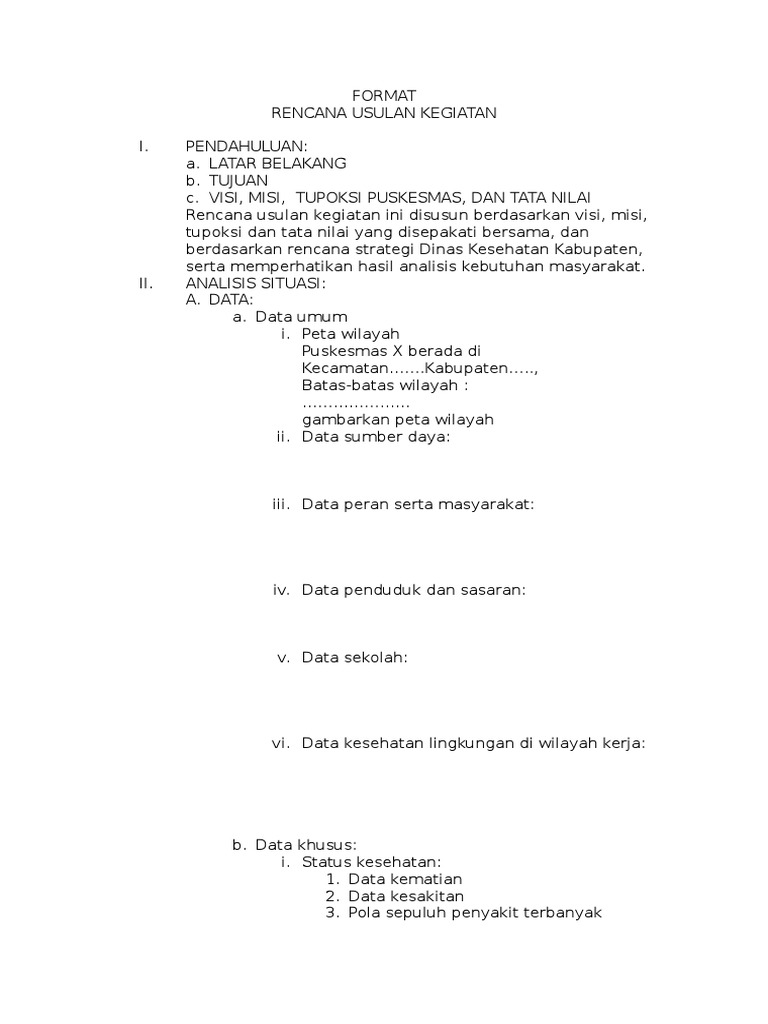 Contoh Format Ruk | PDF | Ilmu Sosial