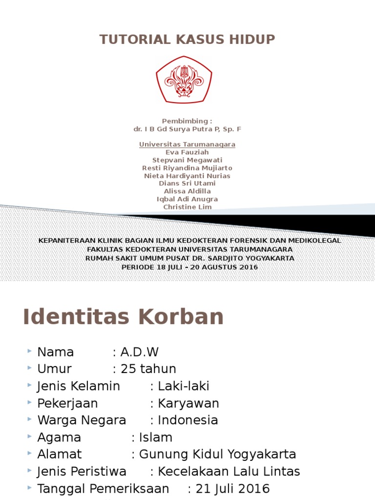 Tutorial Klinik Hidup UNTAR | PDF