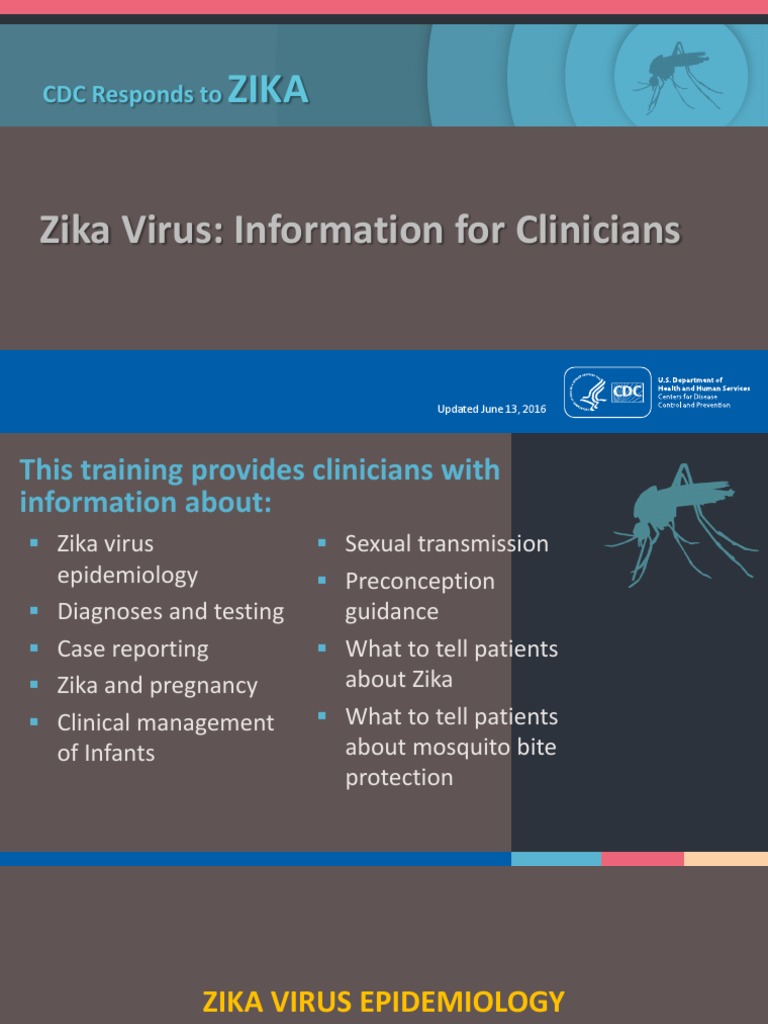 CDC Responds To ZIKA | PDF | Zika Fever | Zika Virus