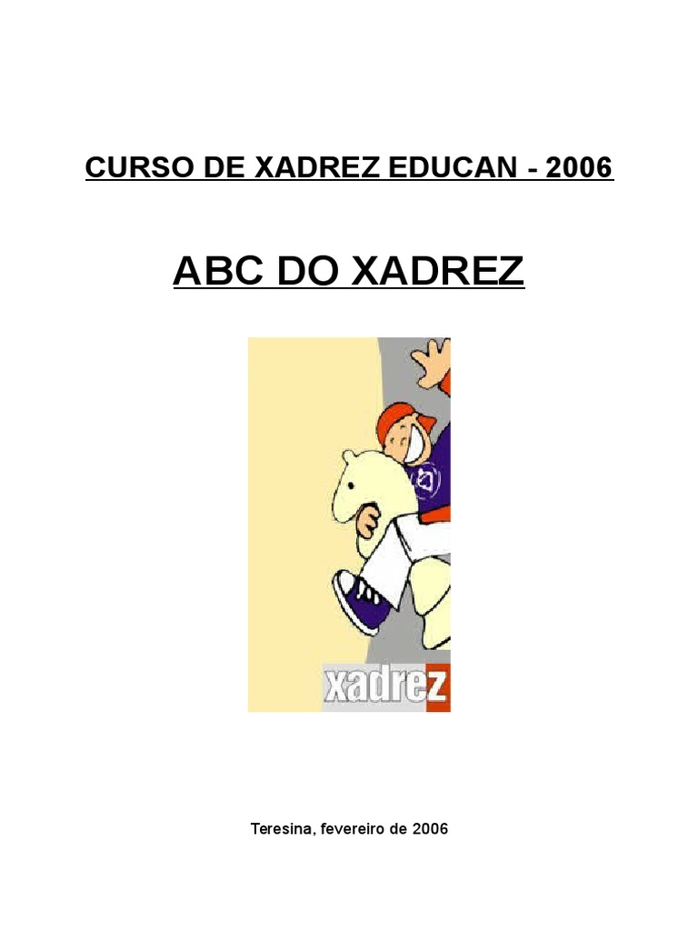 Apostila ABC Do Xadrez - 2006 | PDF | Aberturas (xadrez) | Xadrez