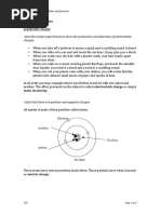 Static Electricity - Notes PDF | PDF | Electric Charge | Electrostatics