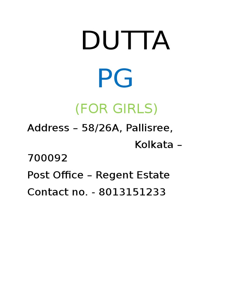 DUTTA | PDF