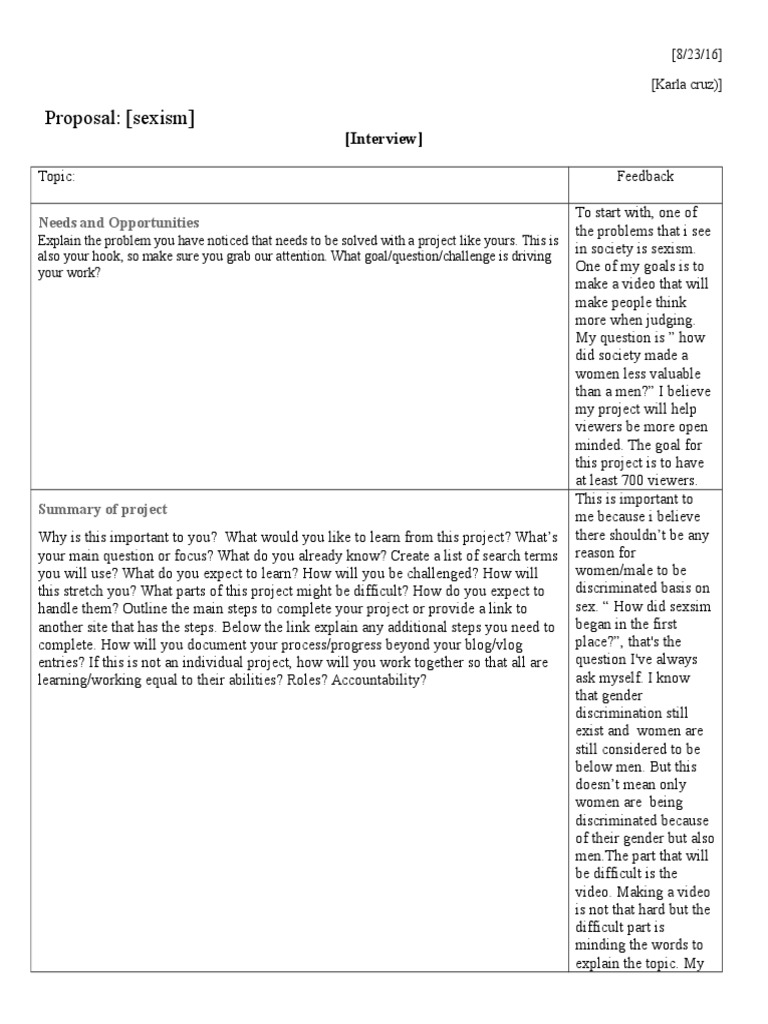 Passionprojectproposal 1 | PDF | Social Media | Popular Culture & Media ...