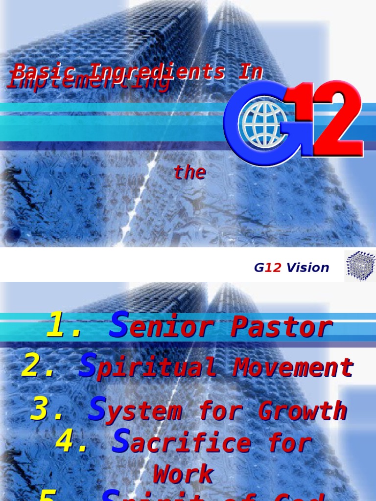G12 Vision Implementation Guide | PDF | Career & Growth