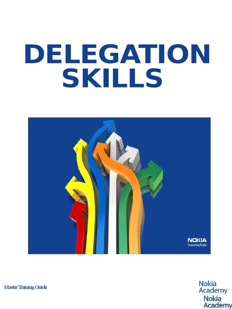 Delegation Skills - Trainer Guide | PDF | Leadership | Succession Planning