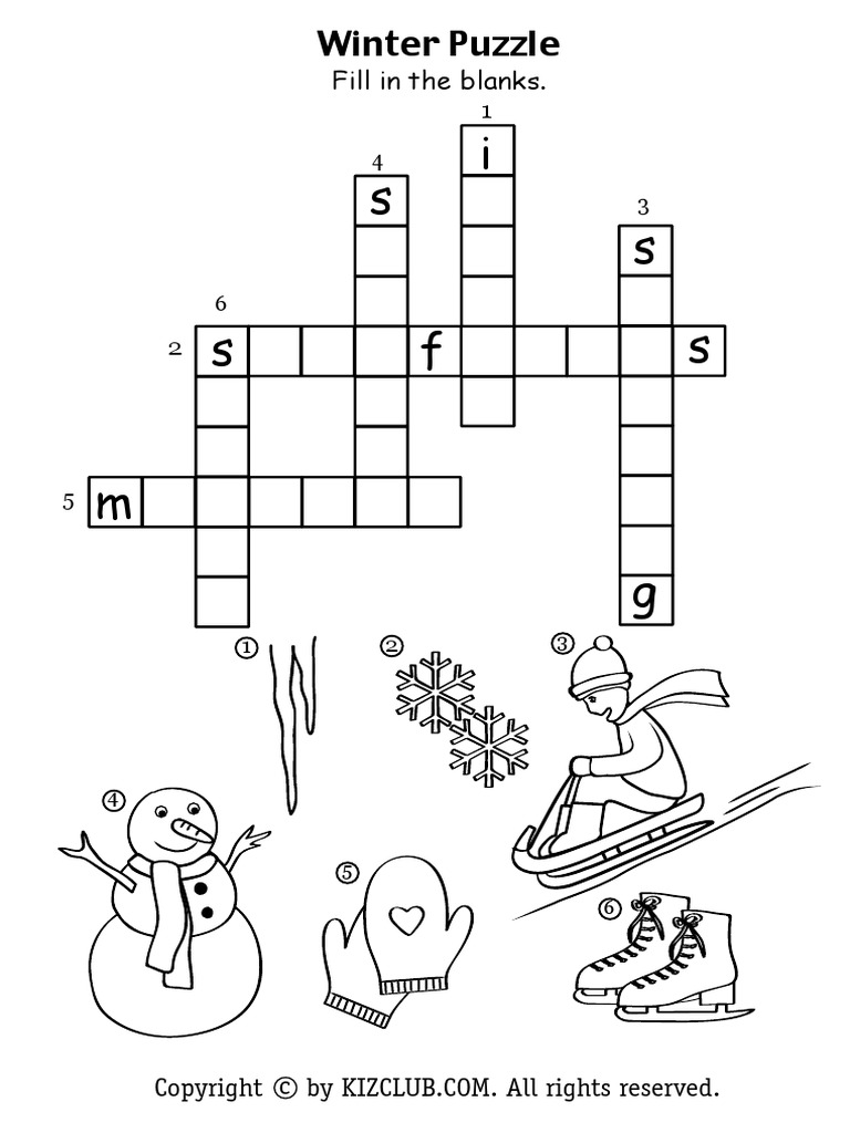 Winter Puzzle Esp | PDF