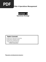Module 1 - Introduction Into Operations Management | PDF | Operations Management | Strategic ...